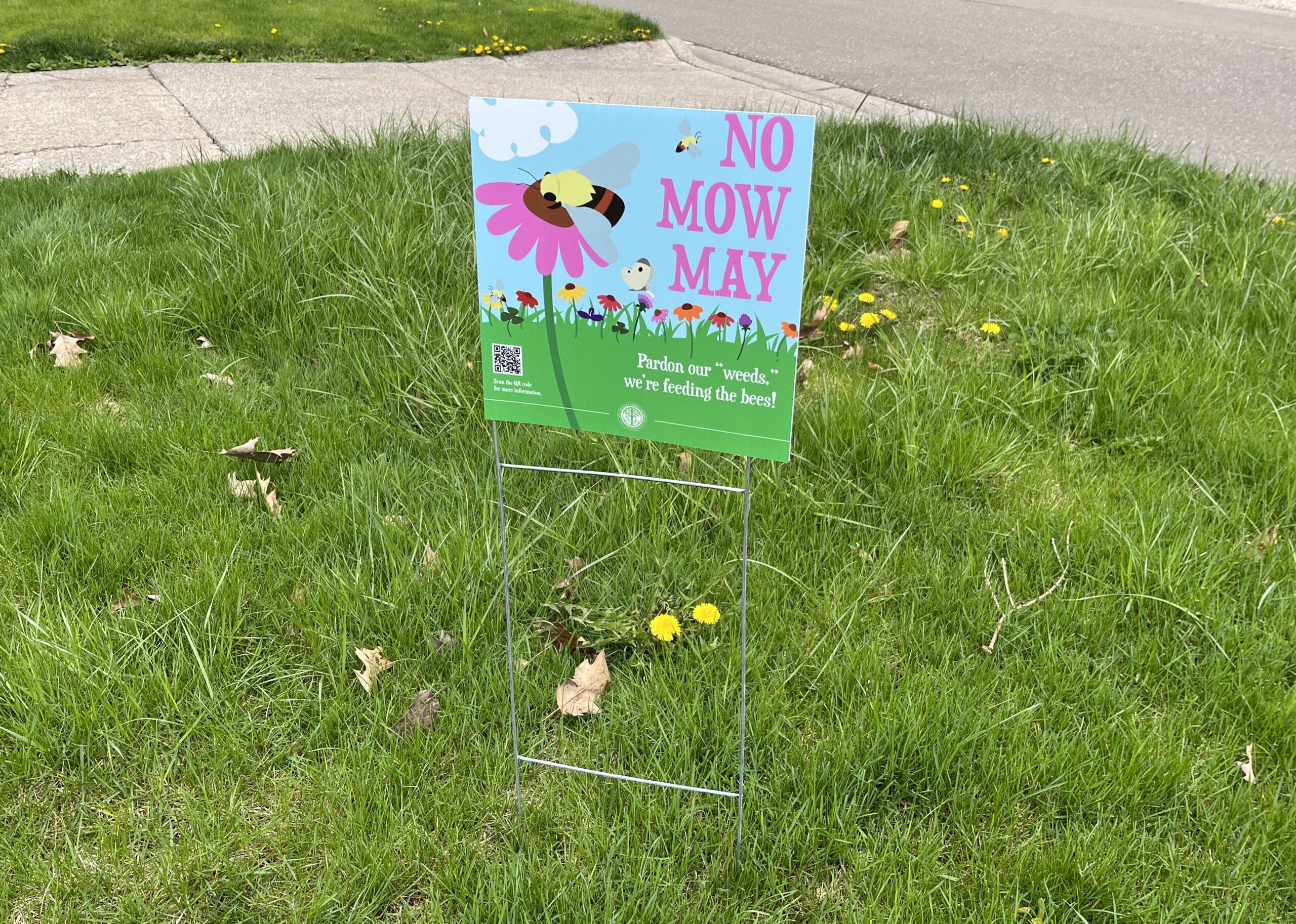No Mow May sign – East Lansing Info